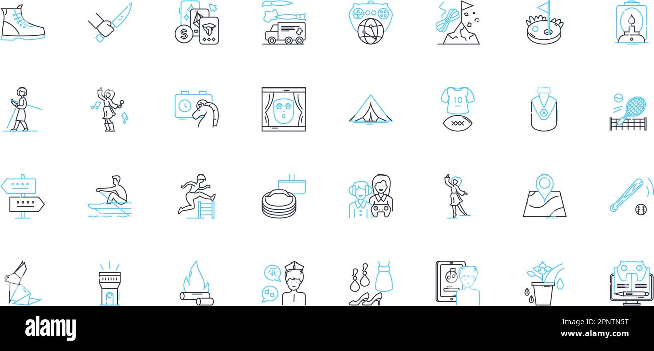 Personal intelligence linear icons set. Self-awareness, Insightfulness ...