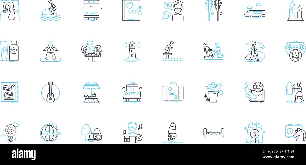 Social Behavior linear icons set. Empathy, Kindness, Compassion ...