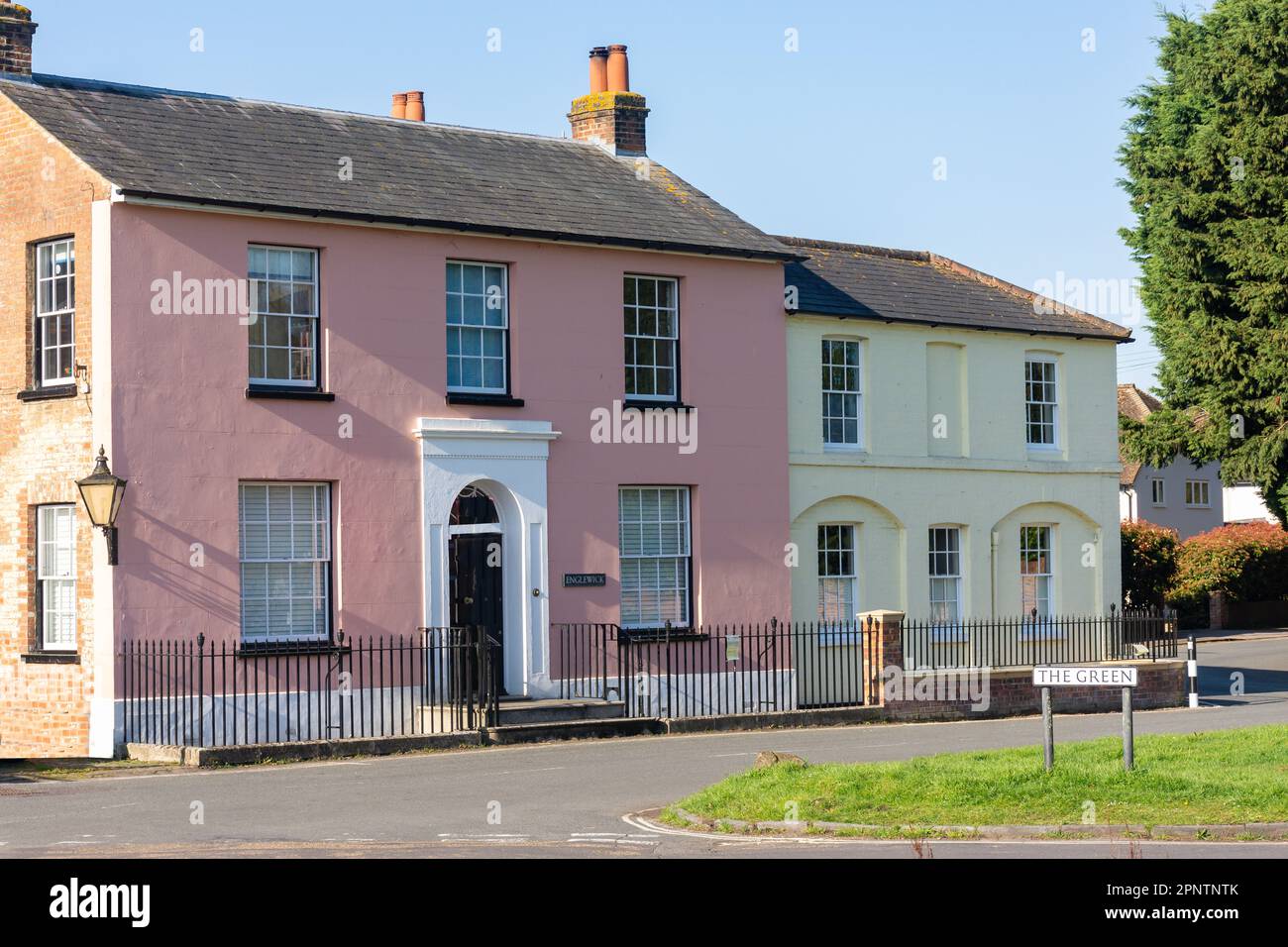 Georgian Englewick House on The Green, Englefield Green, Surrey ...
