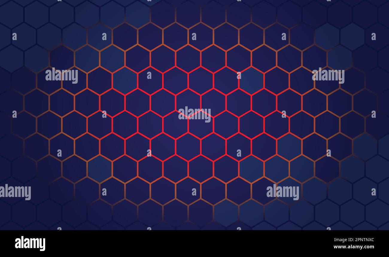 Abstract futuristic Hexagon honey comb shape background Stock Vector ...