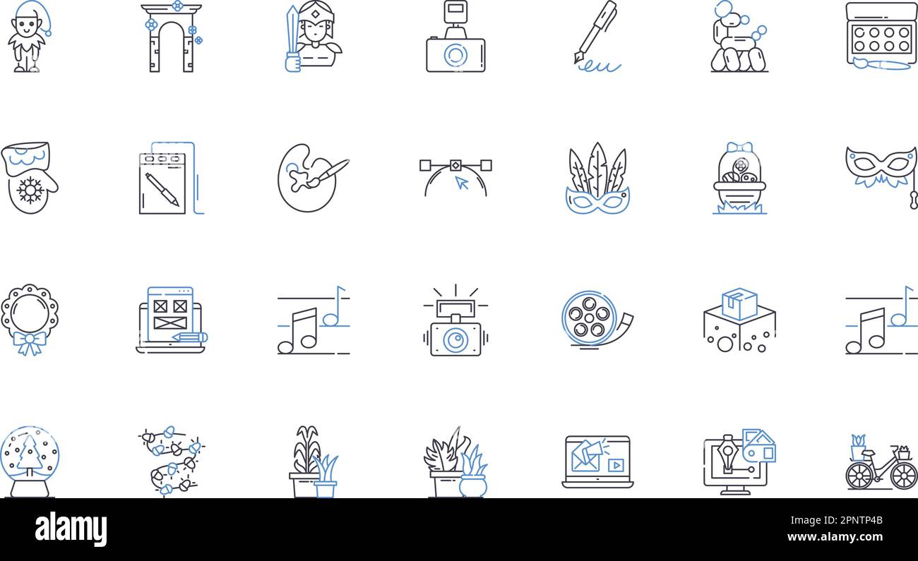Clever technique line icons collection. Ingenious, Shrewd, Wily ...
