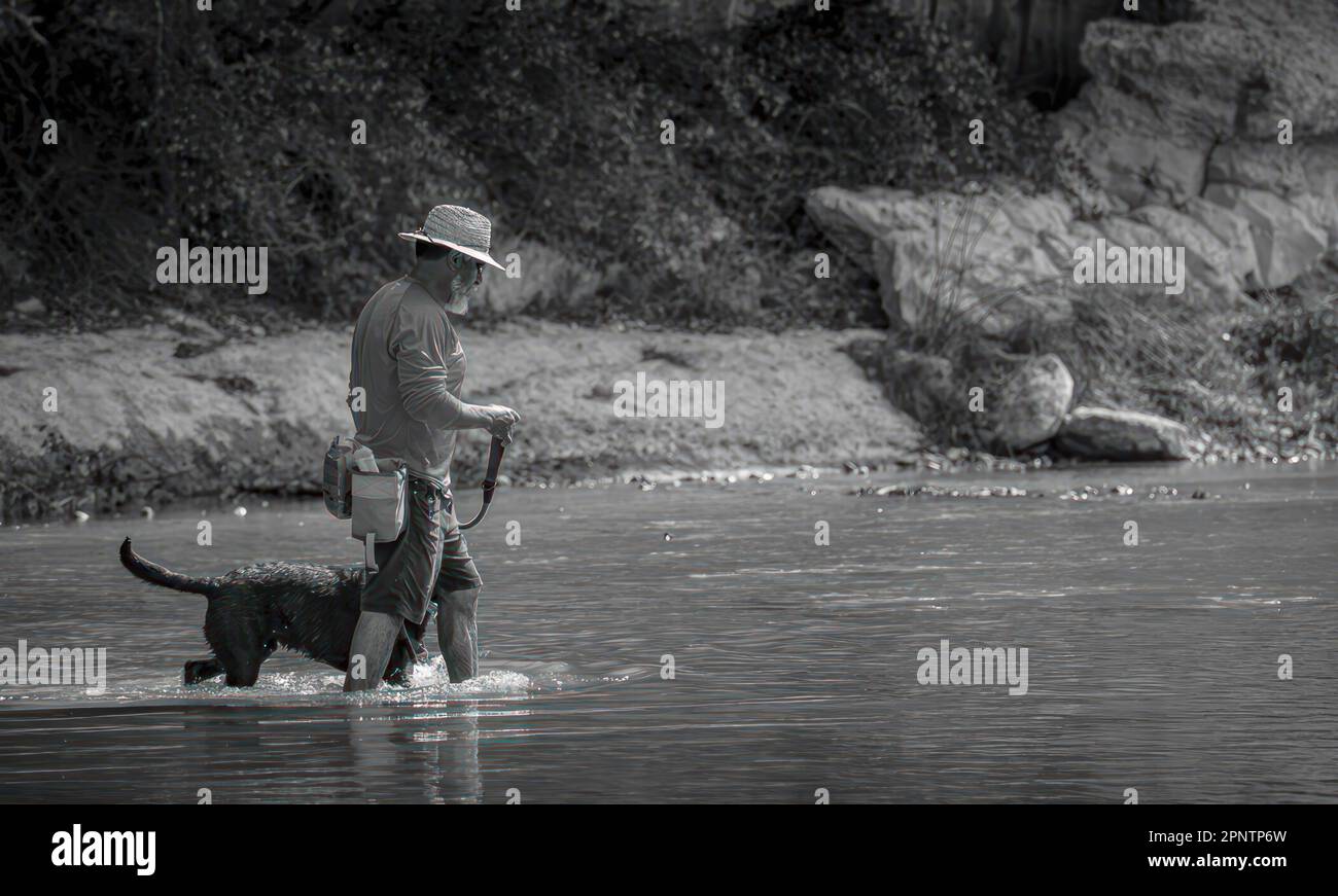 man and his dog Stock Photo - Alamy