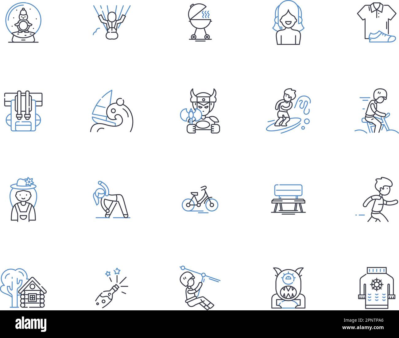 Swift rhythm line icons collection. Melodic, Harmonious, Vibrant ...