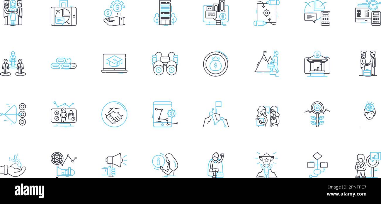Numbers and visuals linear icons set. Counting, Addition, Subtraction ... Numbers and visuals linear icons set. Counting, Addition, Subtraction ...