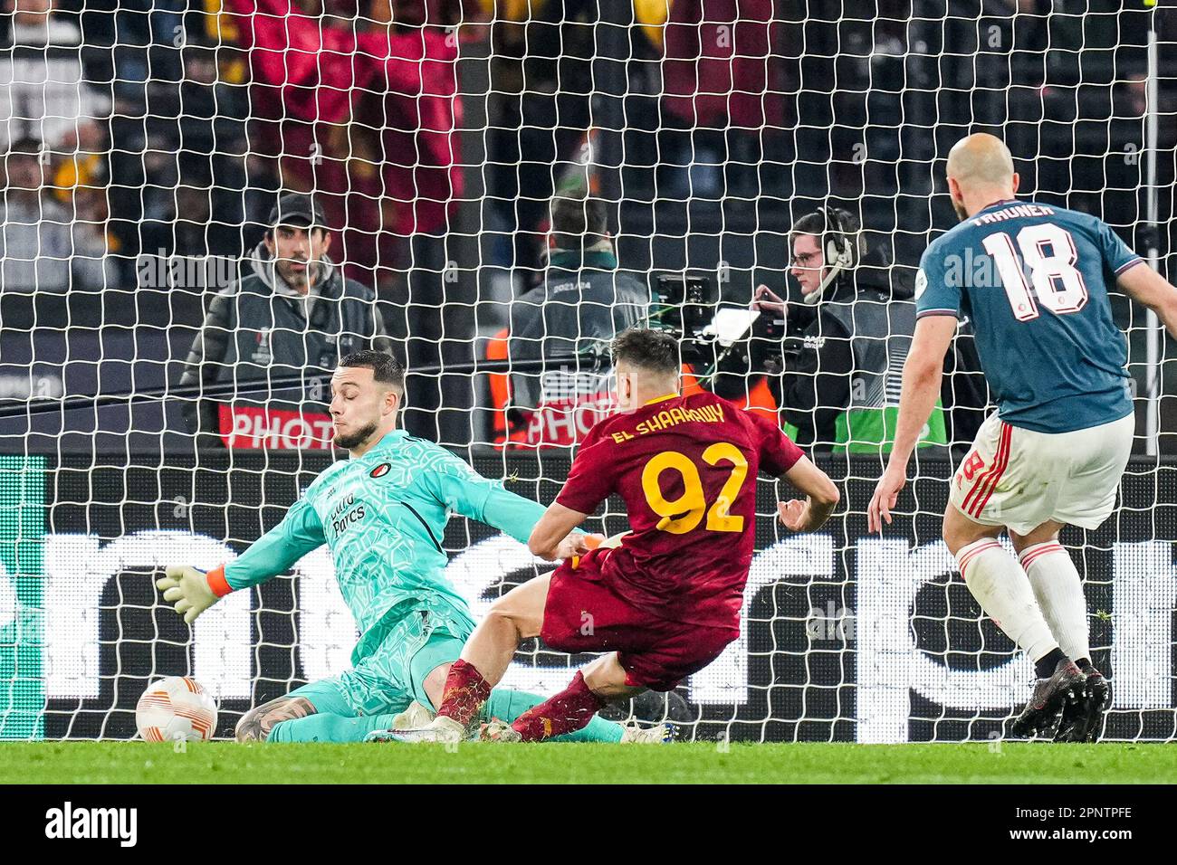 Rome, Italy. 20th Apr, 2023. Rome - Stephan El Shaarawy of AS Roma ...