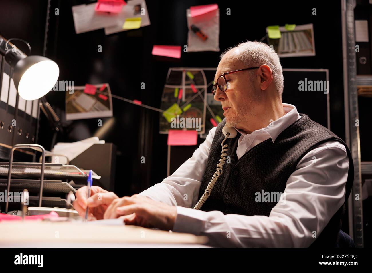 Police victim talking hi-res stock photography and images - Alamy