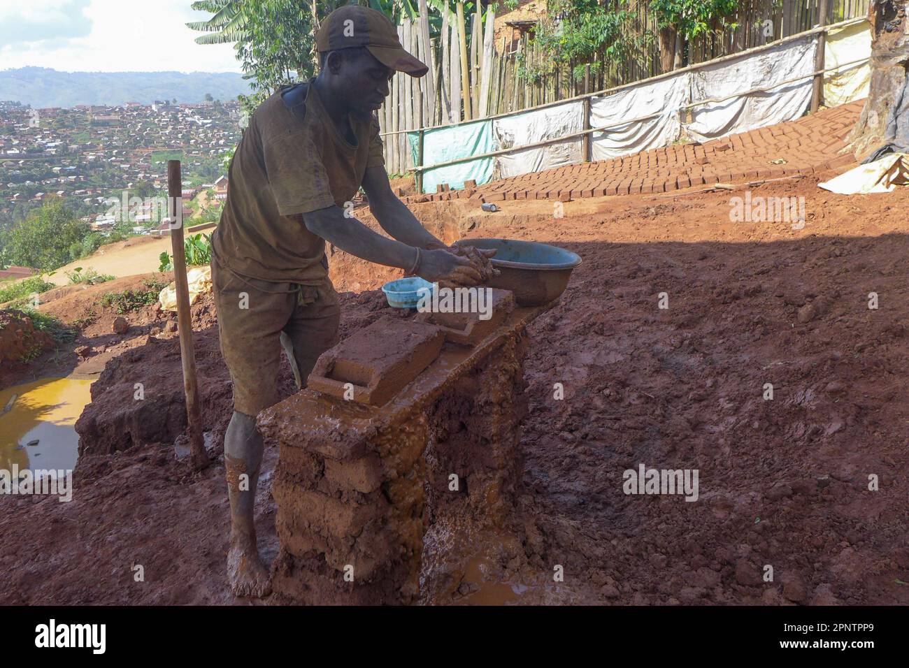 Africa brick press hi-res stock photography and images - Alamy