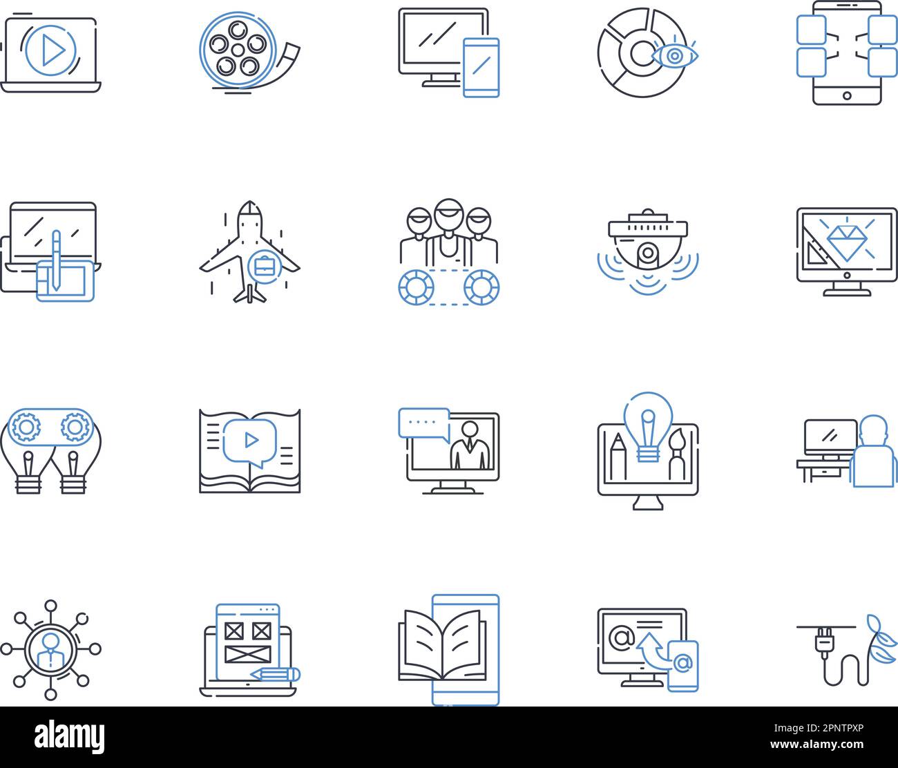 Cinematic content Stock Vector Images - Alamy