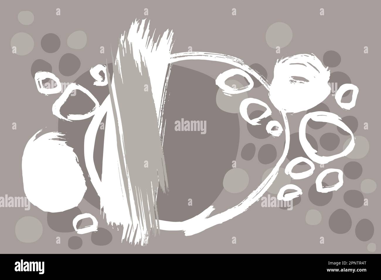 Grunge Dry Brush Abstract Contemporary Light Beige Template Stock Vector Image & Art - Alamy