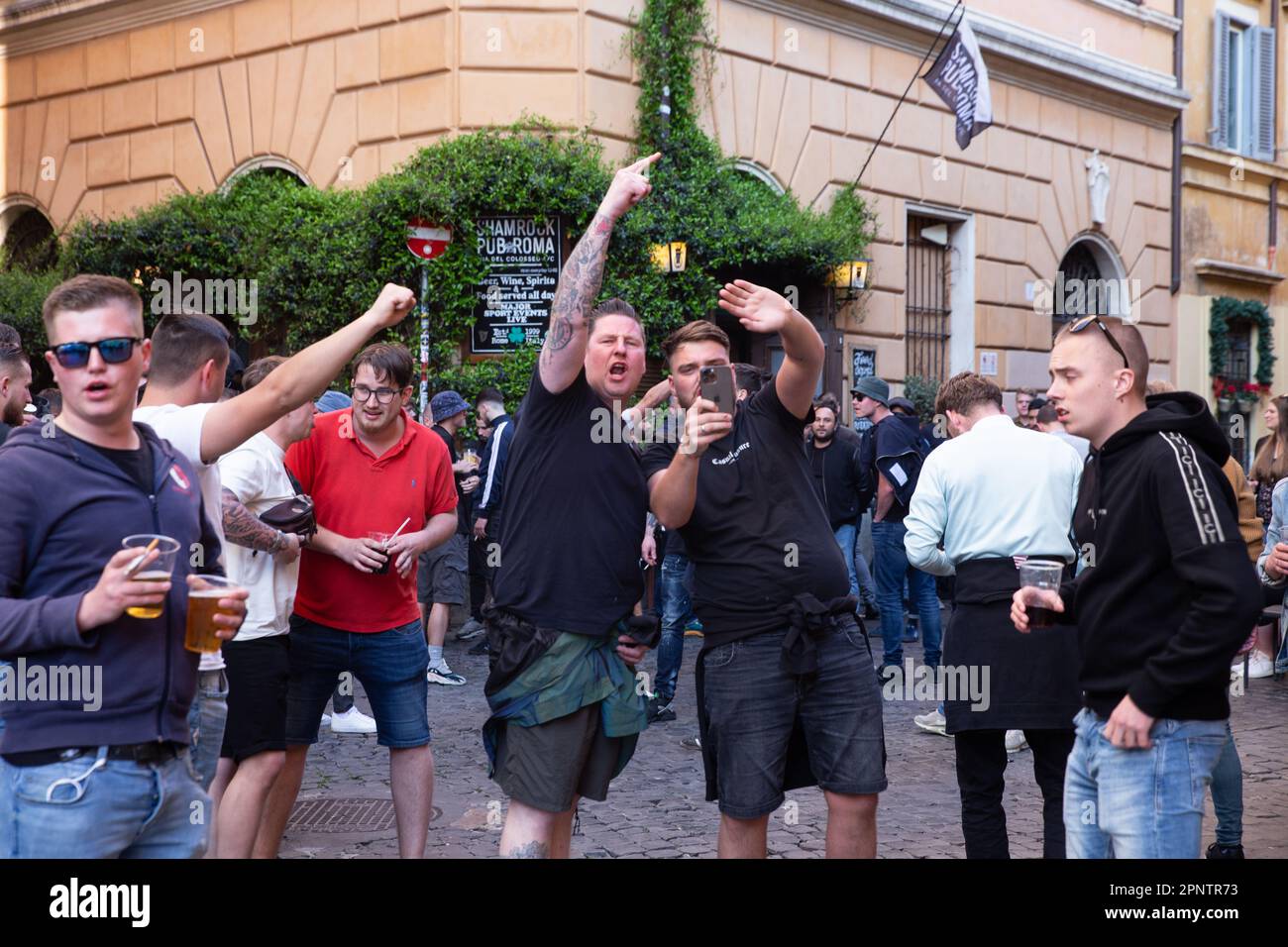 Feyenoord supporters hi-res stock photography and images - Alamy