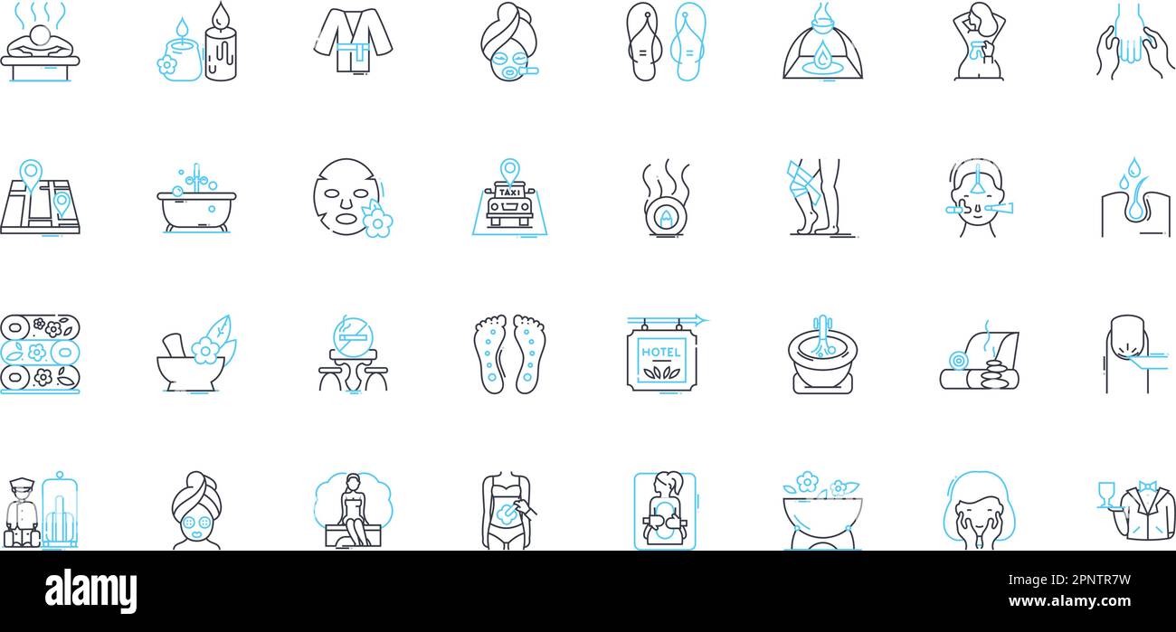 skincare regimen linear icons set. Moisturize, Cleanser, Tr, SPF ...