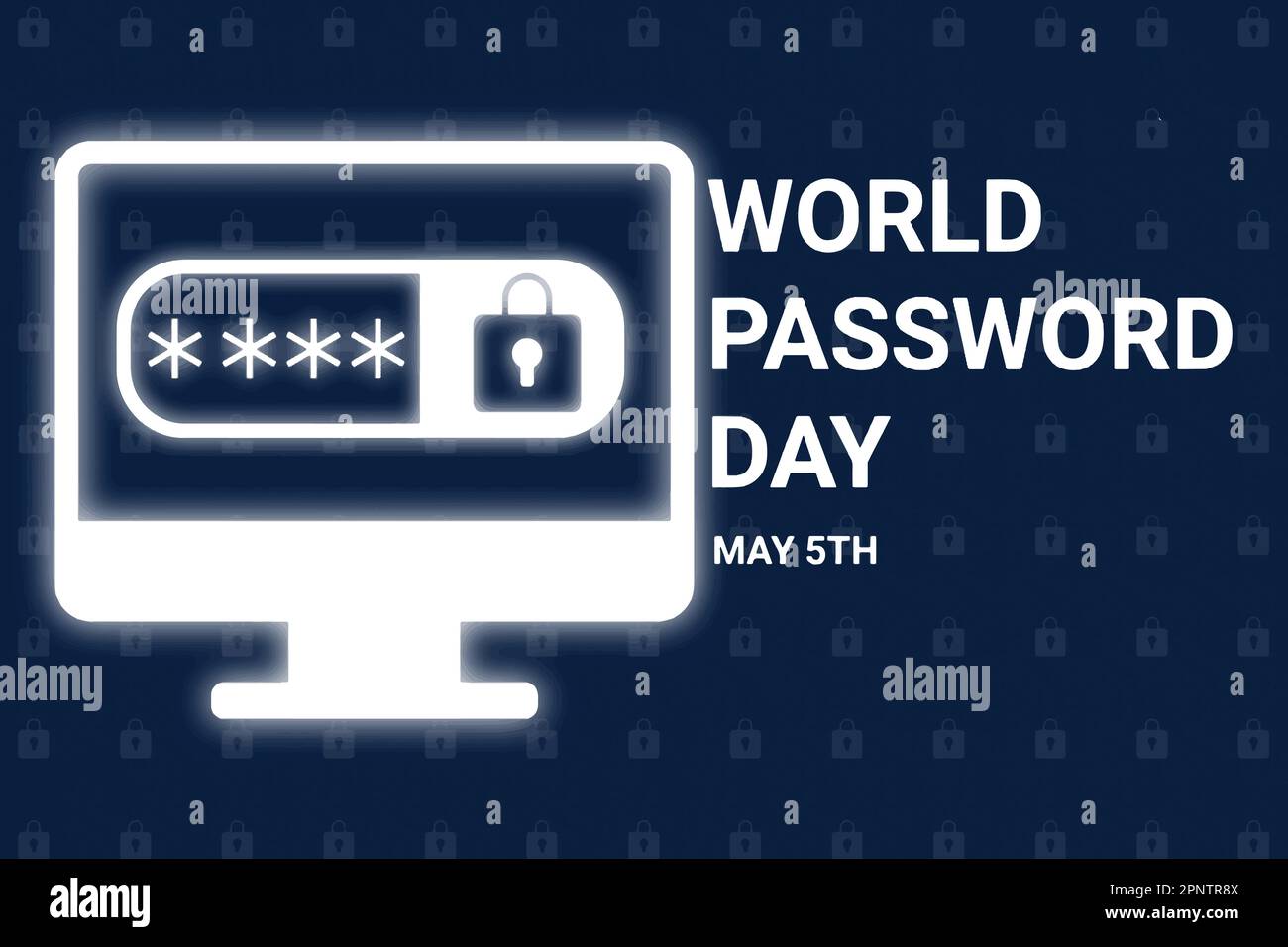 World Password Day. May 5Th. Template for background, banner, card ...