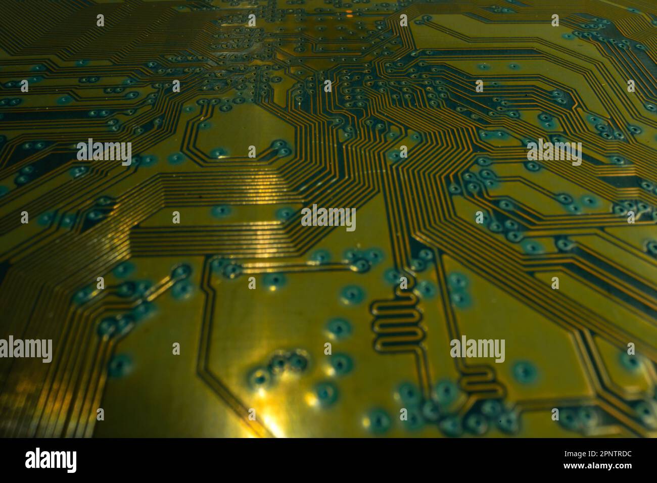 Electronic circuit board technology background. Electronic plate ...