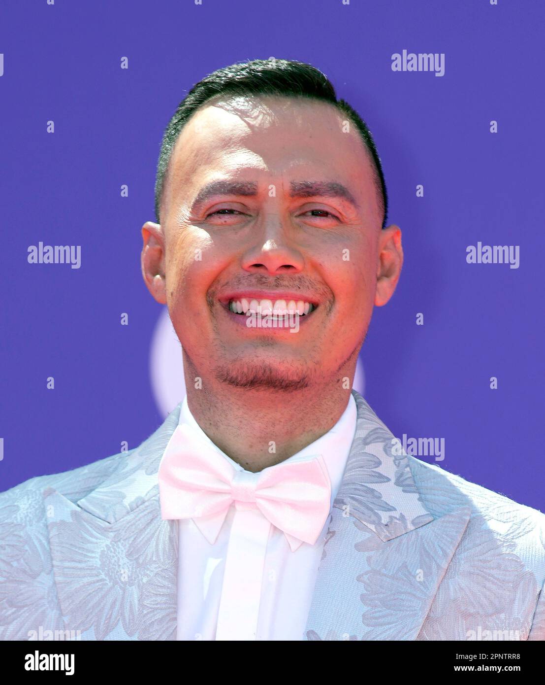 Luis Sandoval arrives at the Latin American Music Awards on Thursday ...