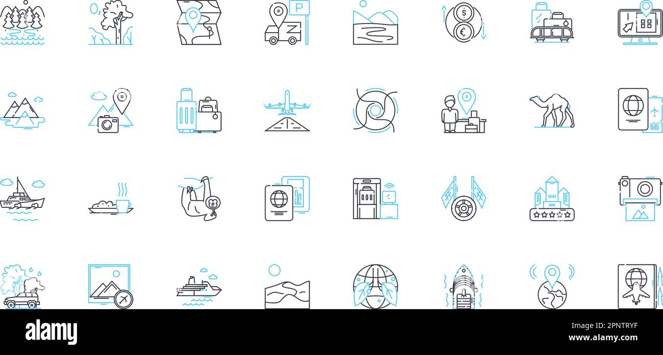 Terminal Linear Icons Set Command Line Console Prompt Shell Terminal Scripting Unix Line