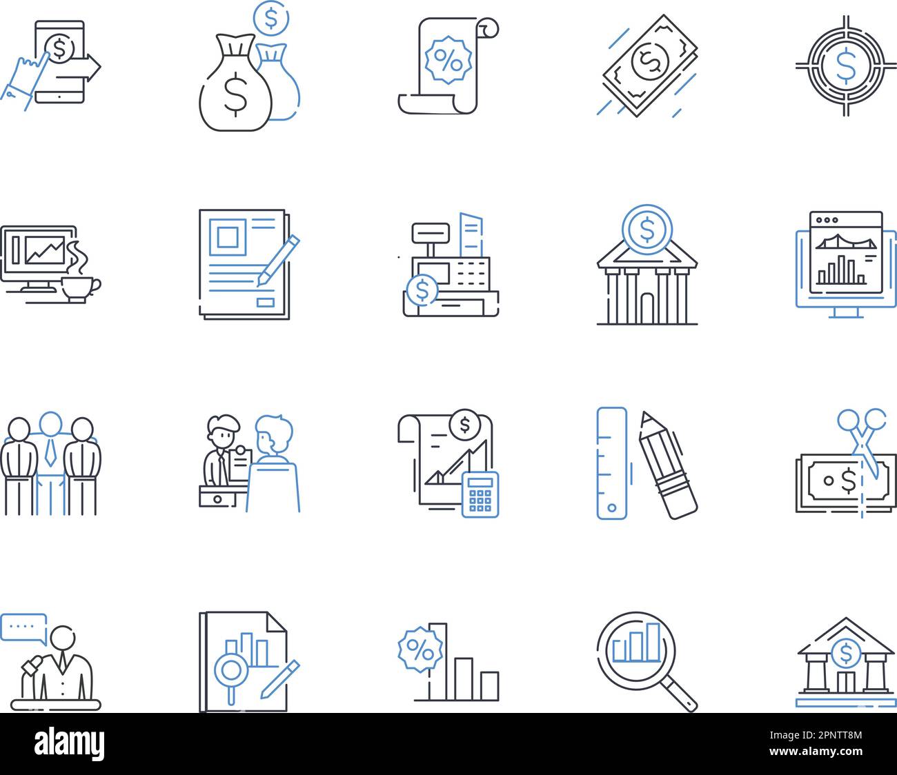 Energy prices linear icons hi-res stock photography and images - Alamy