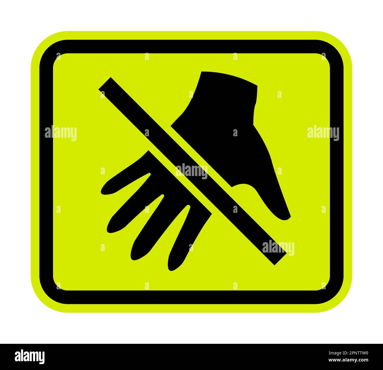 Hot Surface Do Not Touch Stock Vector Image & Art - Alamy