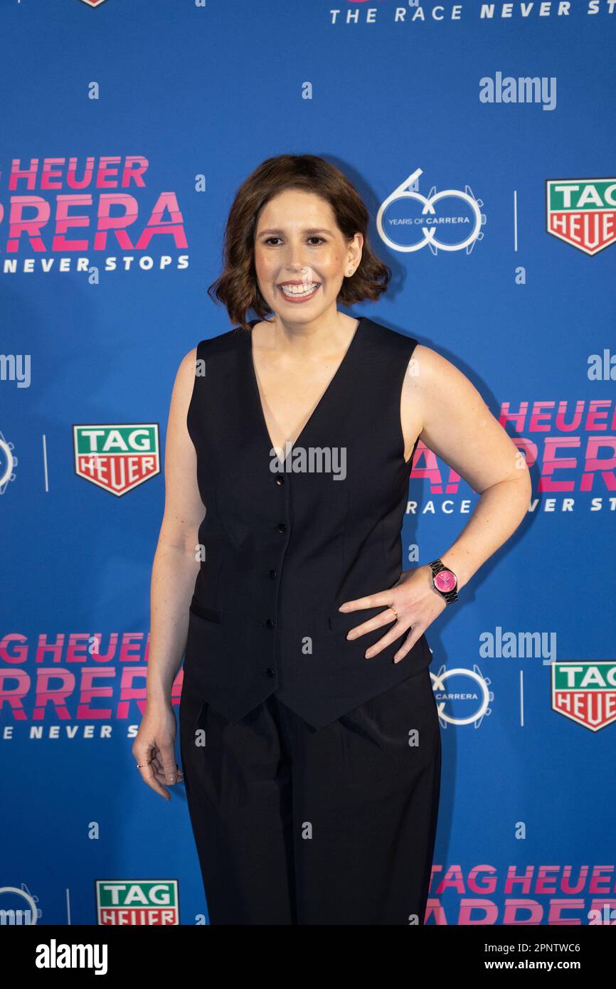 Vanessa Bayer attending the TAG Heuer Carrera 60th Anniversary Party at ...