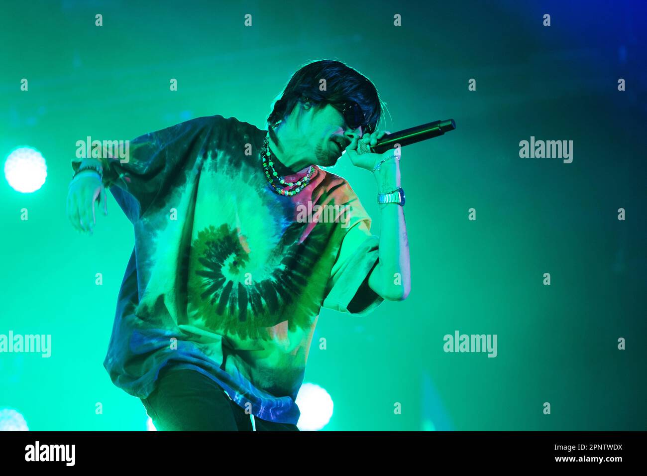 Madrid, Spain. 20th Apr, 2023. Singer Danny Ocean performs live during ...