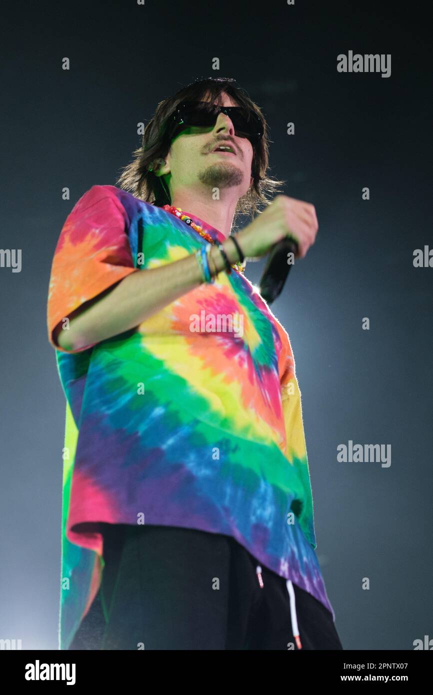 Madrid, Spain. 20th Apr, 2023. Singer Danny Ocean performs live during ...