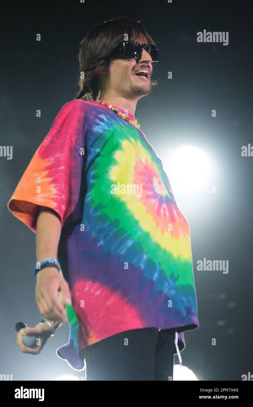 Madrid, Spain. 20th Apr, 2023. Singer Danny Ocean performs live during ...