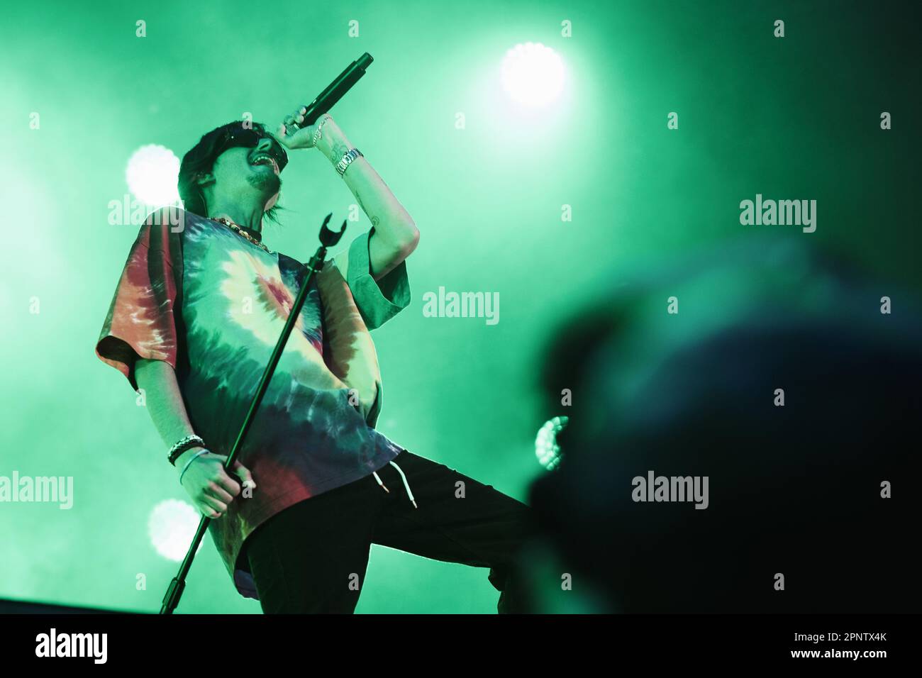 Madrid, Spain. 20th Apr, 2023. Singer Danny Ocean performs live during ...