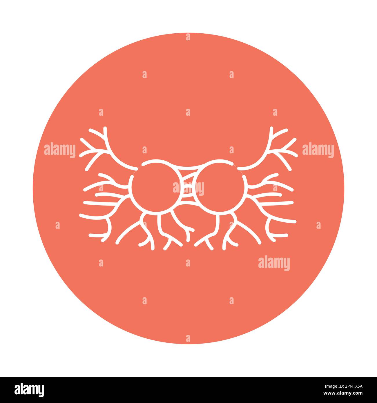 Cancer cell color line icon. Human diseases. Pictogram for web page ...