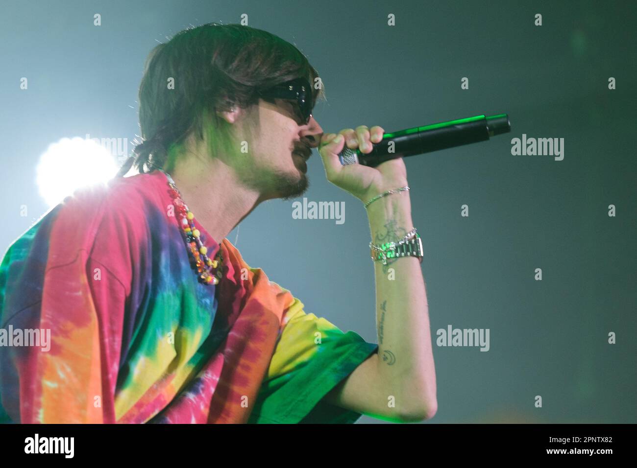 Madrid, Spain. 20th Apr, 2023. Singer Danny Ocean performs live during ...