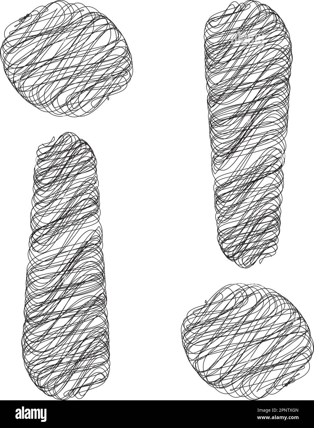 Abstract Doodle Symbol Vector illustration Stock Vector Image & Art - Alamy