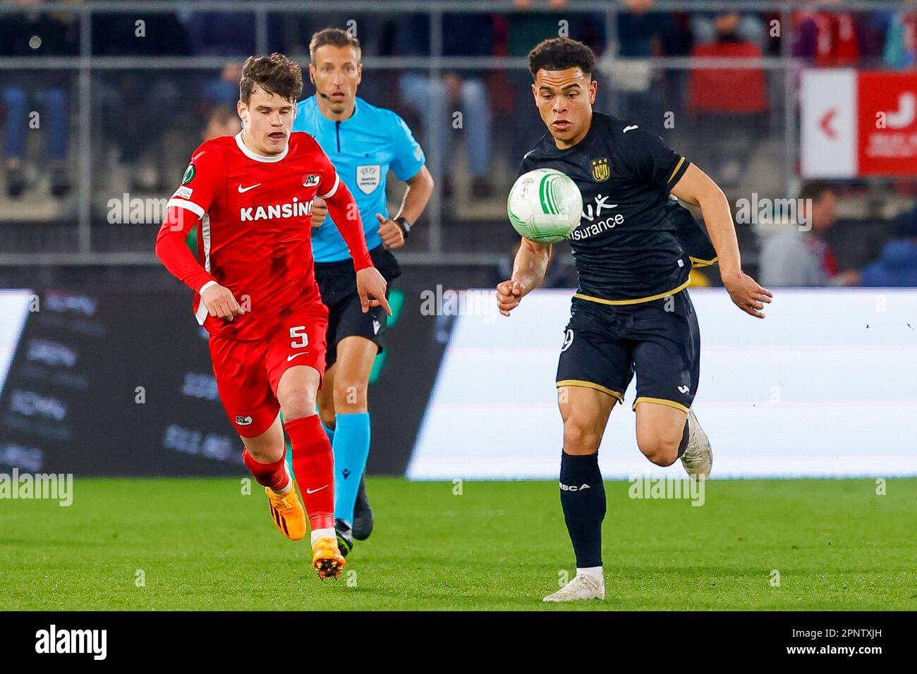 20-04-2023: Sport: AZ v Anderlecht ALKMAAR, NETHERLANDS - APRIL 20 ...