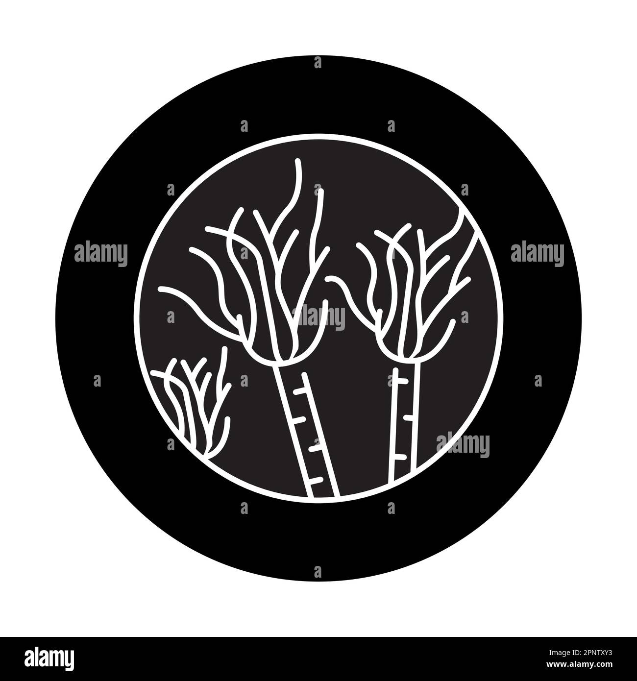 Penicillium mold fungi color line icon. Human diseases. Pictogram for ...