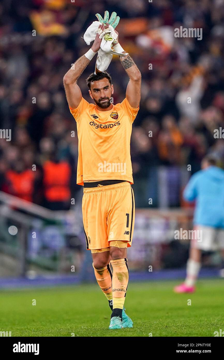 Rome, Italy. 20th April, 2023. goalkeeper Rui Patricio of AS Roma ...