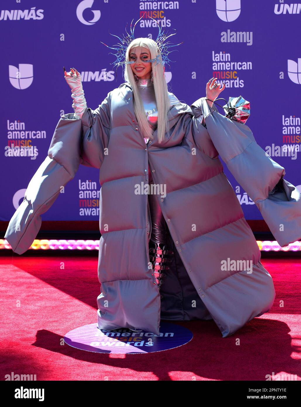 Mar Solis arrives at the Latin American Music Awards on Thursday, April ...