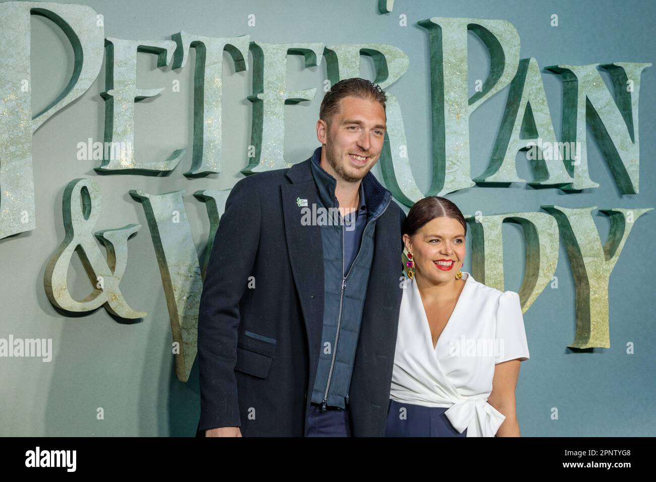 London, UK. 20th April 2023. Mark 'LadyBaby' Hoyle and Roxanne 'LadBaby ...