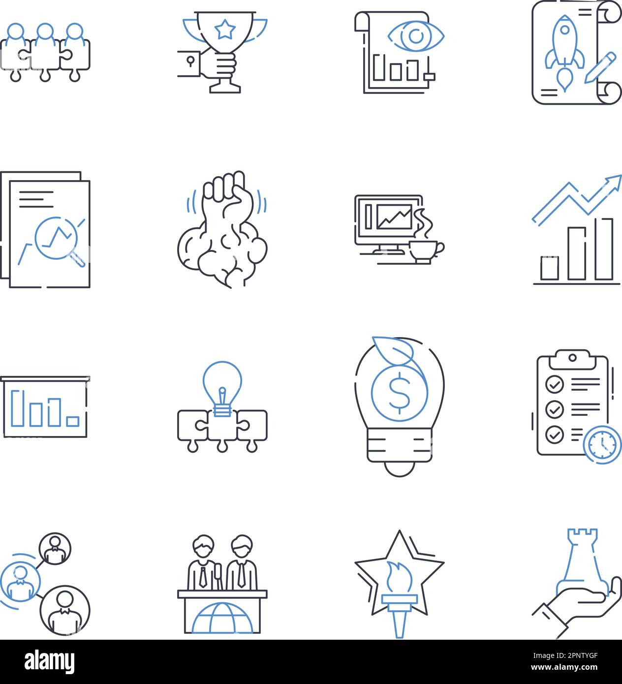 Workforce improvement line icons collection. Productivity, Efficiency ... Workforce improvement line icons collection. Productivity, Efficiency ...