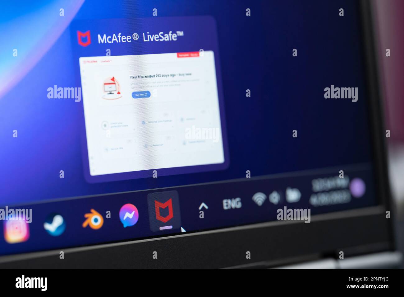 Mcafee icon hi-res stock photography and images - Alamy