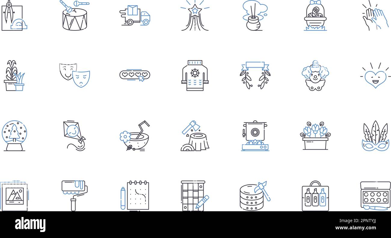 Original play line icons collection. Drama, Storytelling, Performance ...