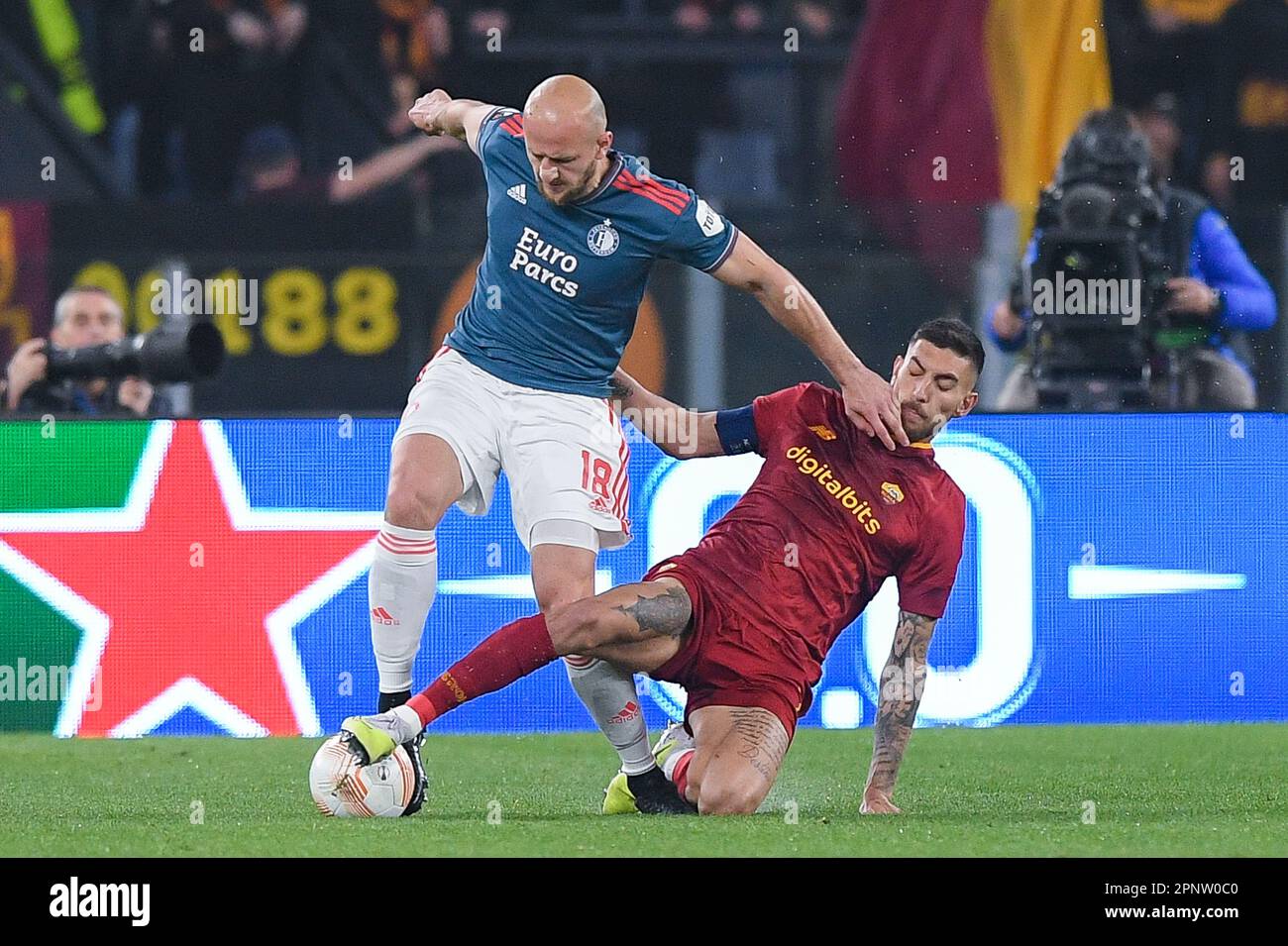 20-04-2023: Sport: Roma v Feyenoord ROMA, ITALY - APRIL 20: Gernot ...
