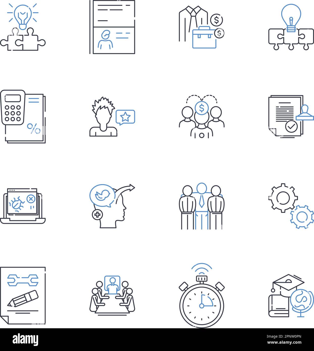 Consumer Behavior line icons collection. Choices, Motivations ...