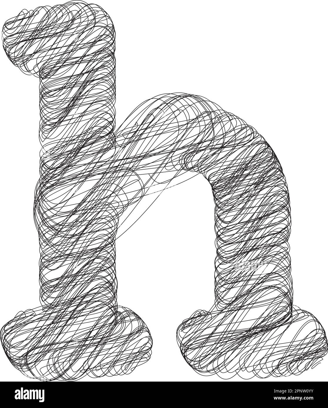 Doodle letter Stock Vector Images - Alamy