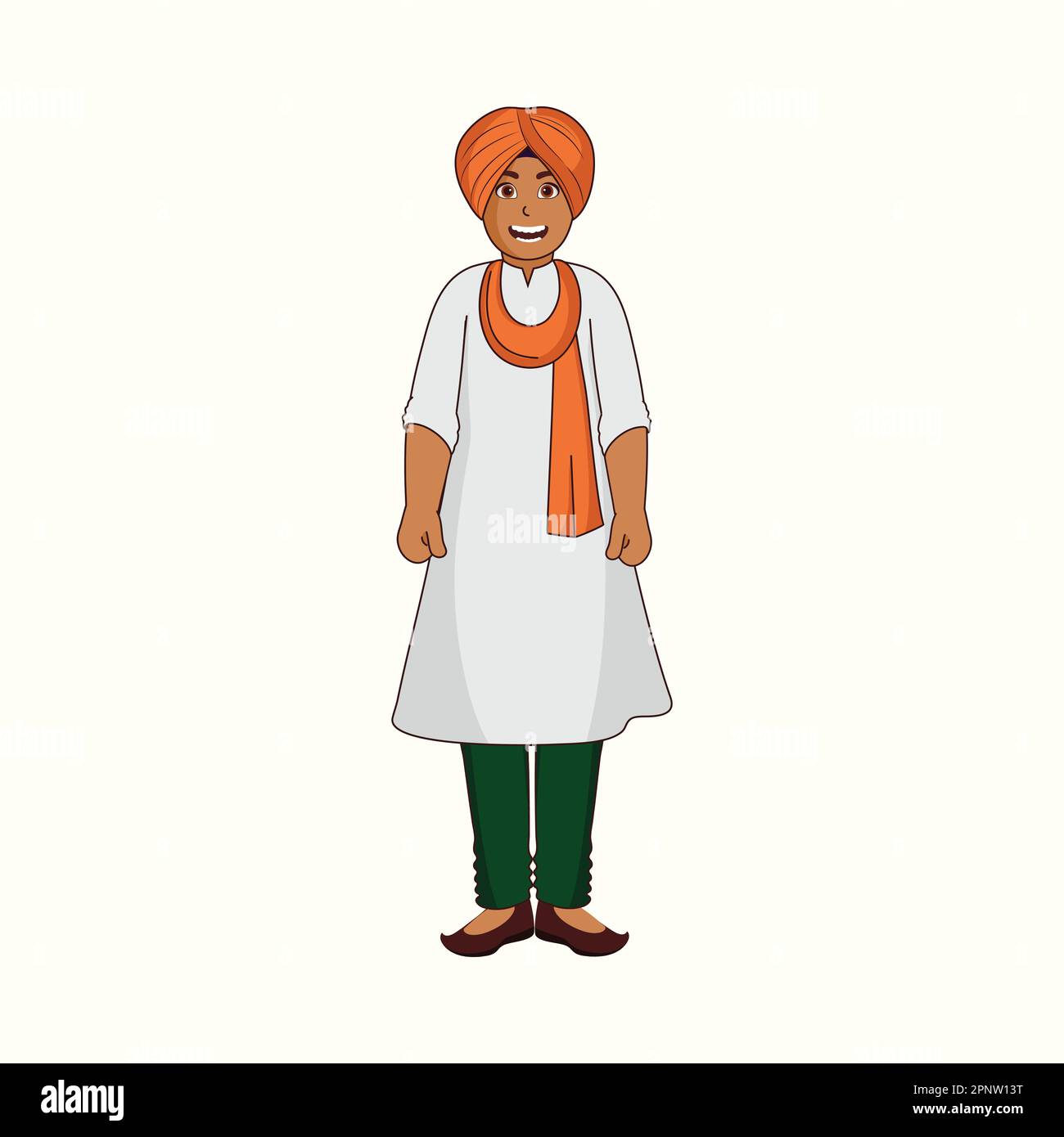 Indian punjabi man standing pose hi-res stock photography and images ...