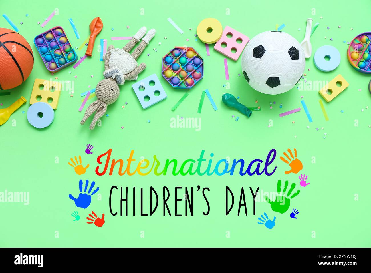 Poster for International Children's Day Stock Photo - Alamy