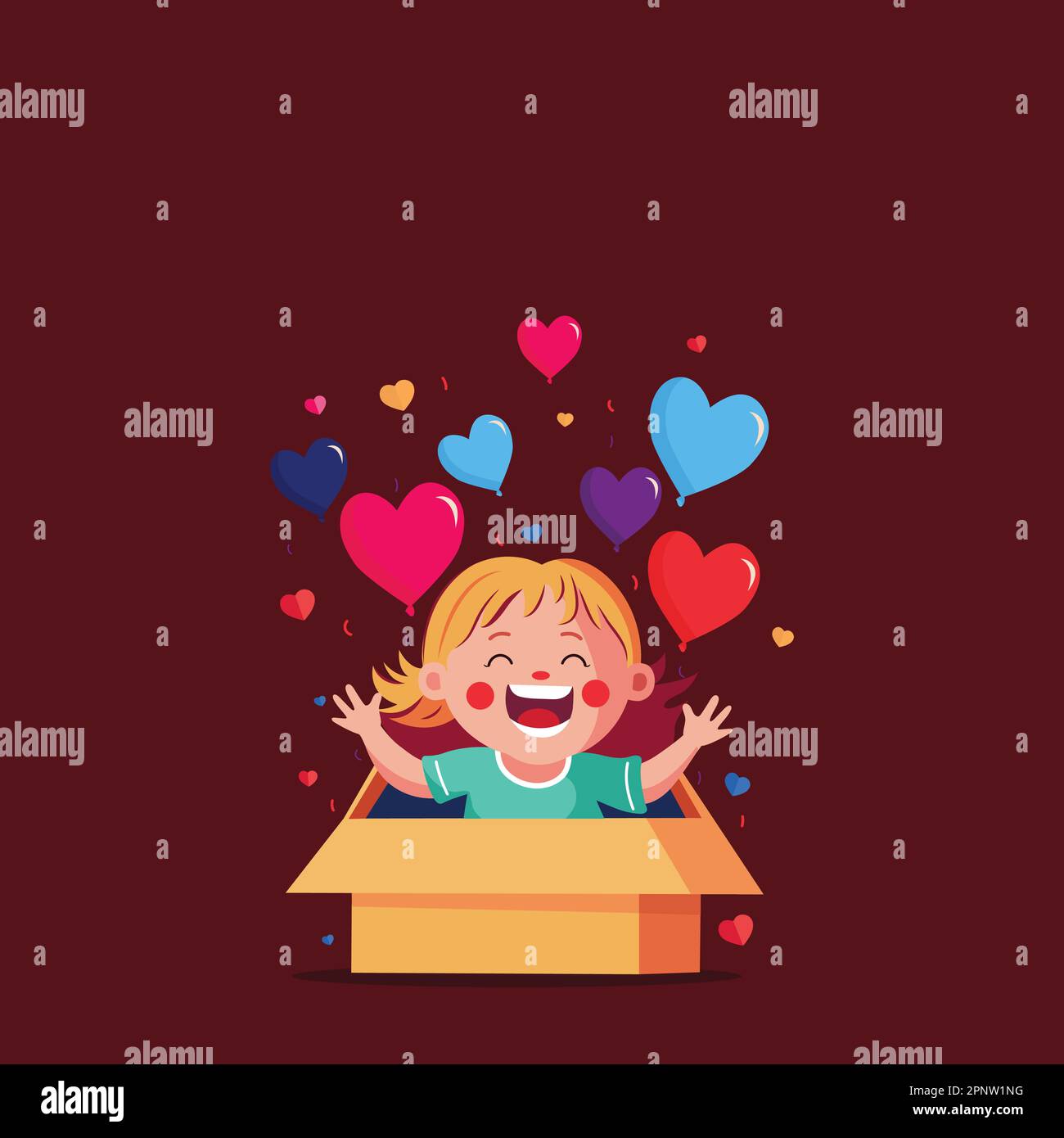 Excited surprise Stock Vector Images - Alamy