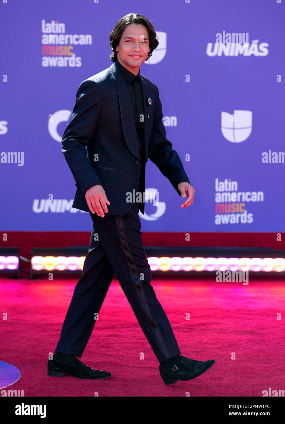 David Jake Rodriguez arrives at the Latin American Music Awards on ...