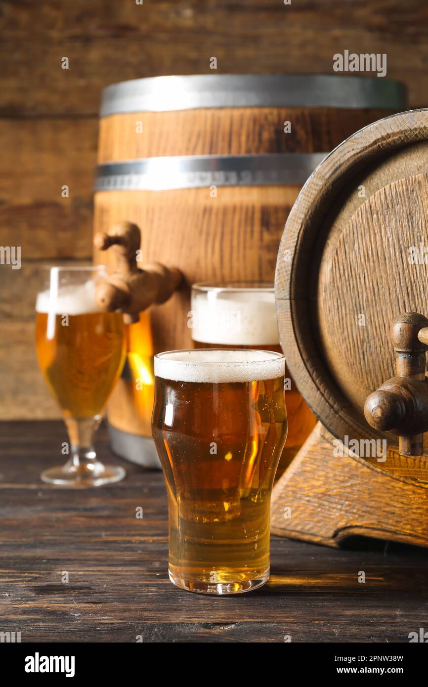 Draft beer barrels hi-res stock photography and images - Alamy