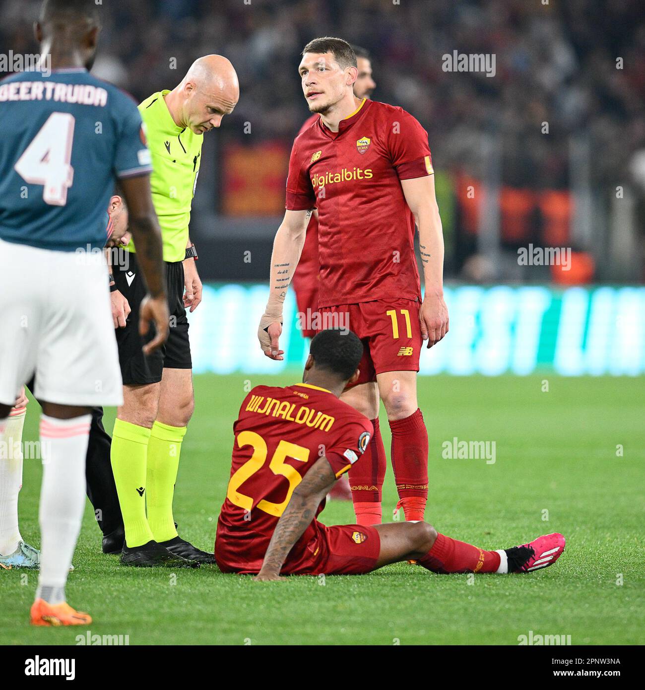 Stadio Olimpico, Rome, Italy. 20th Apr, 2023. Europa League Football ...