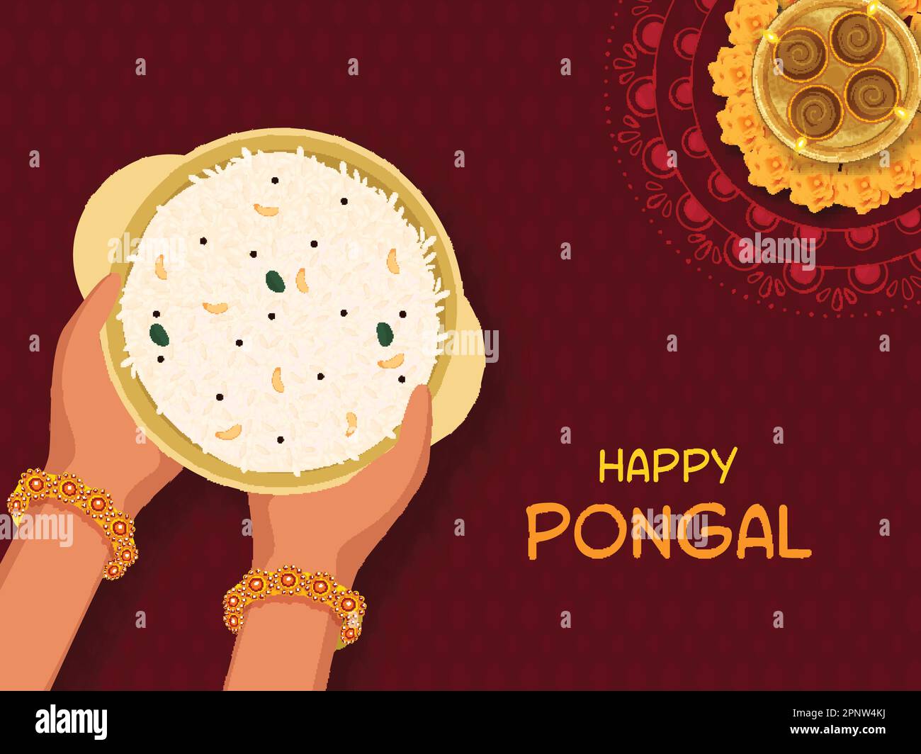 Pongali Stock Vector Images - Alamy