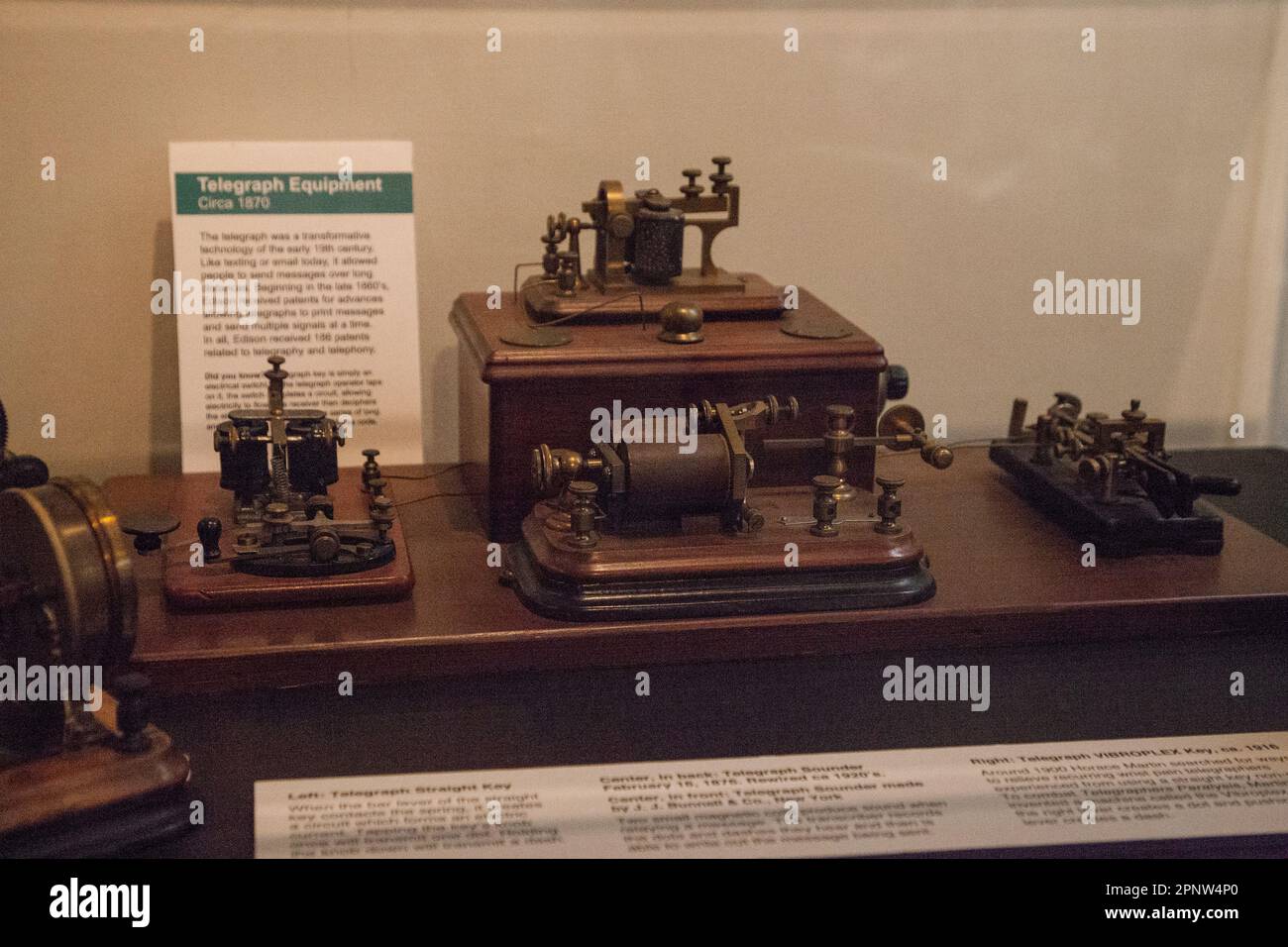 Fort Myers, Florida – April 8, 2023: Telegraph at the Edison and Ford ...