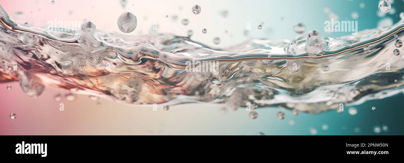 Colorful abstract water background. Water toned in different colors ...