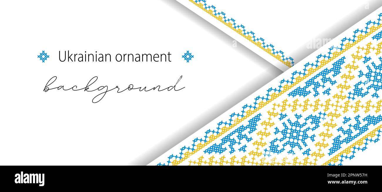 Ukrainian minimalistic vector background, banner, poster with ...